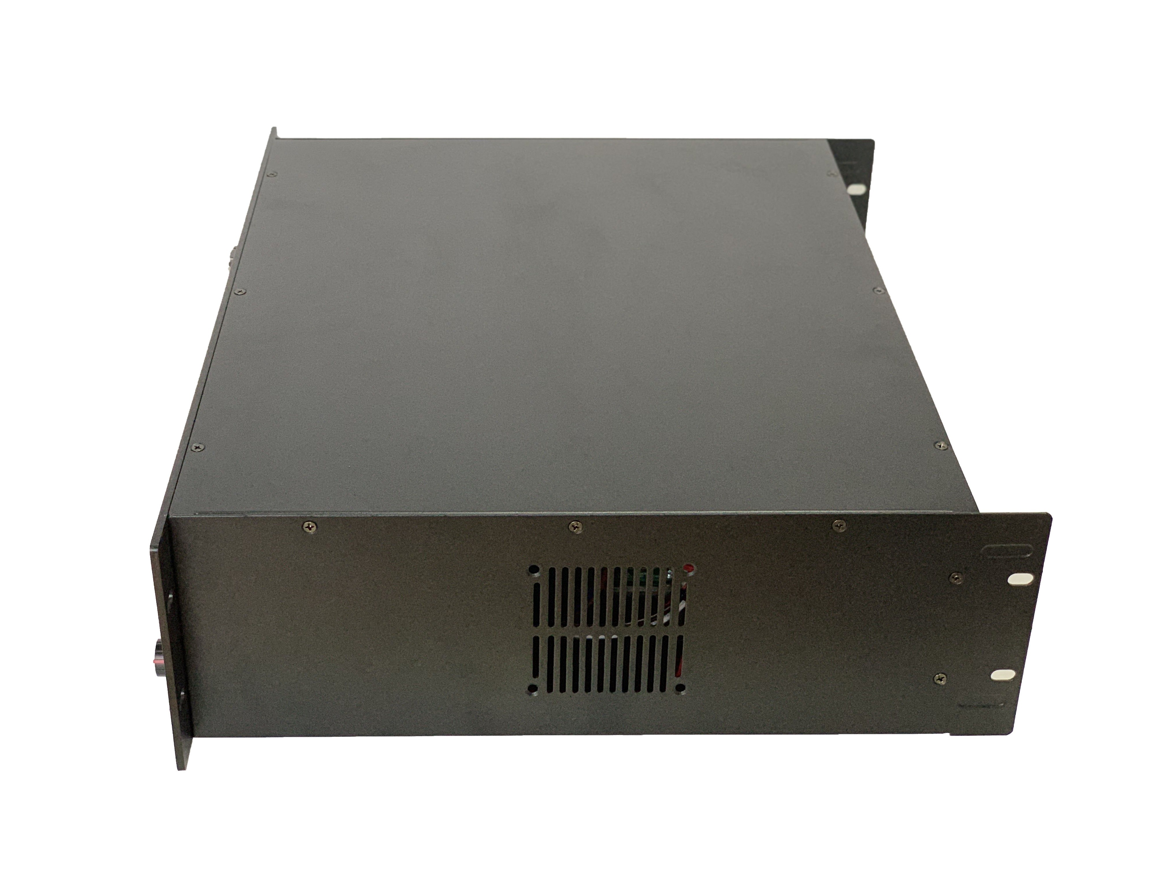 500W 6 Zone EVAC Voice Alarm Controller Metal PAVA System Amplifier