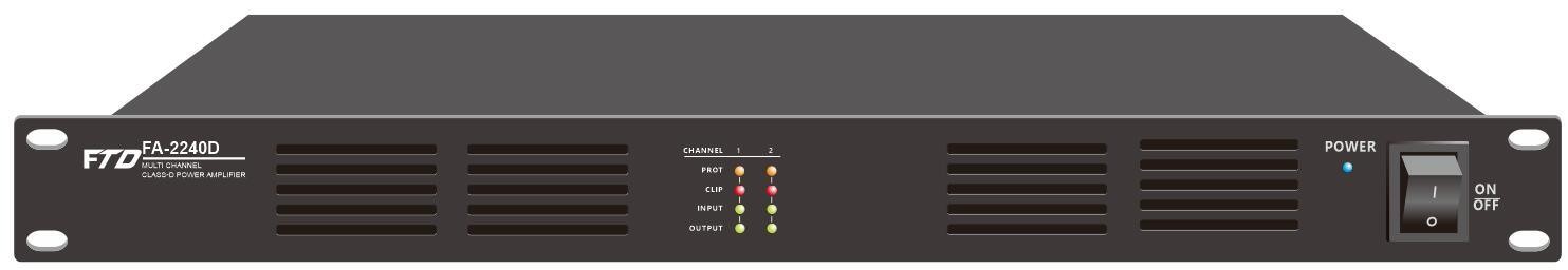 Class D Digital PA Amplifier 240w Amp 2 Channel High Temp Protection